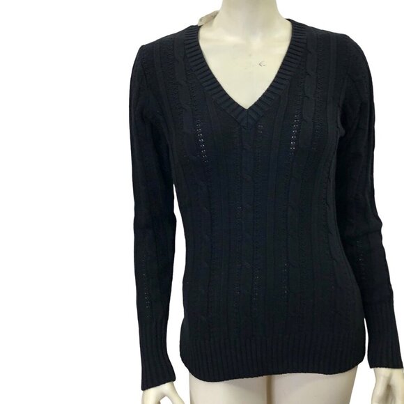 Old Navy | Sweaters | Old Navy V Neck Cable Knit Sweater Sm Nwt | Poshmark